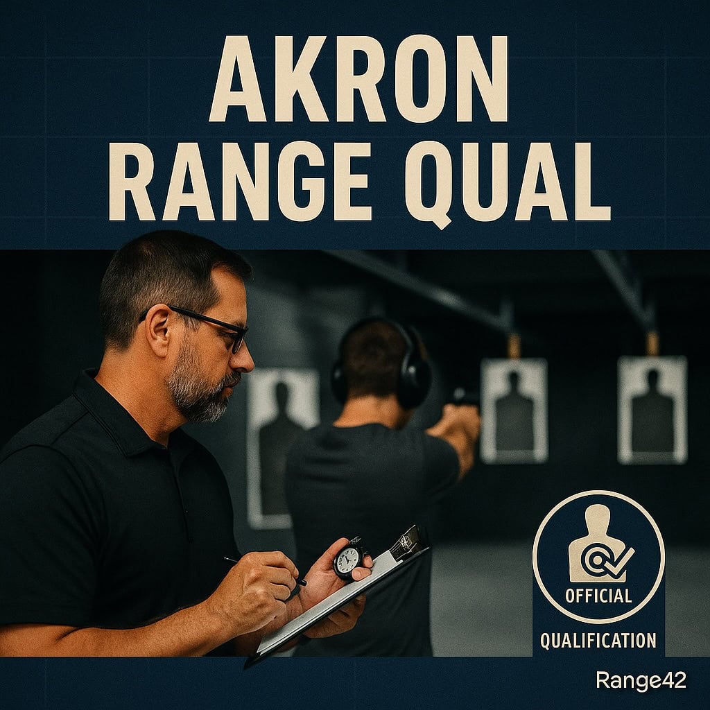 Akron CCW Range Qualification | Live Fire at Range 42