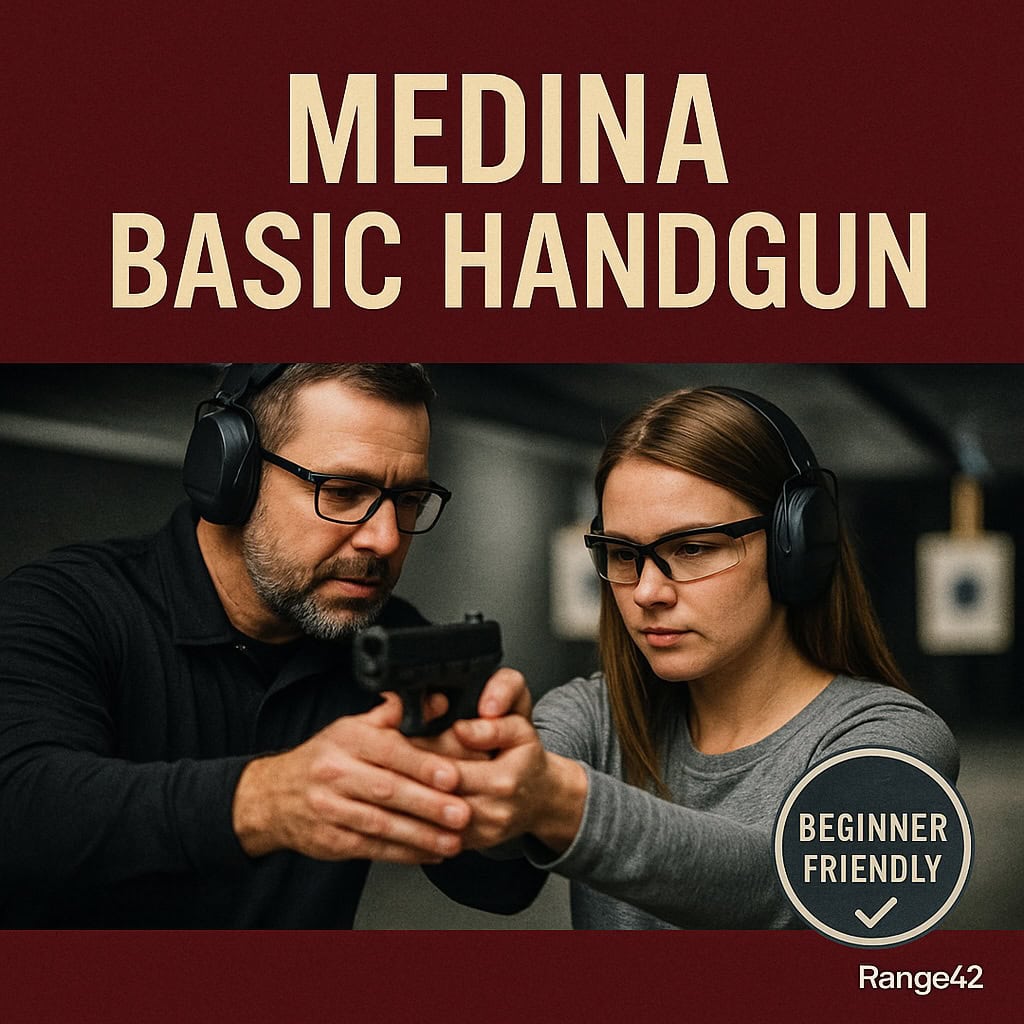 Medina Basic Handgun Class | Firearms Safety at Range 42