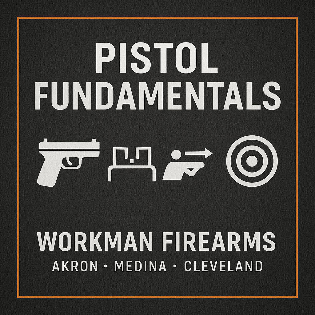 Pistol Shooting Fundamentals Clinic – 3-Hour Marksmanship